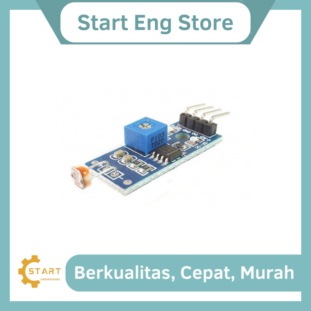 Jual Photosensitive Light LDR Resistance Sensor Cahaya Module | Shopee ...