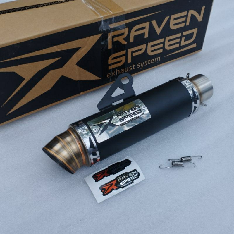 Jual silincer knalpot racing inlet 50 original raven speed kompetisi ...