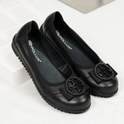 Jual Sepatu Flat Shoes Wanita Pollux Monday WPOMT 07 Hitam Elegan ...