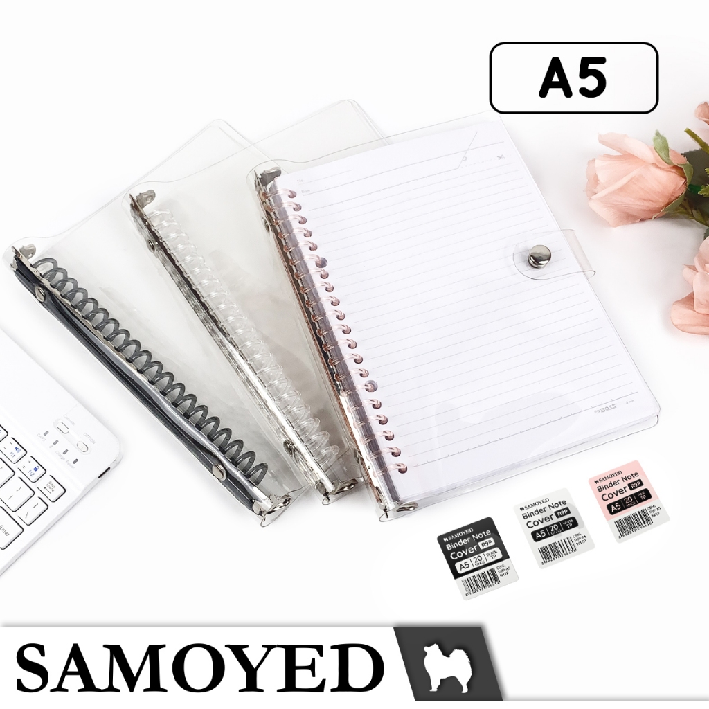 Jual Sampul Binder / Loose Leaf / Transparan / Transparent Binder Note ...