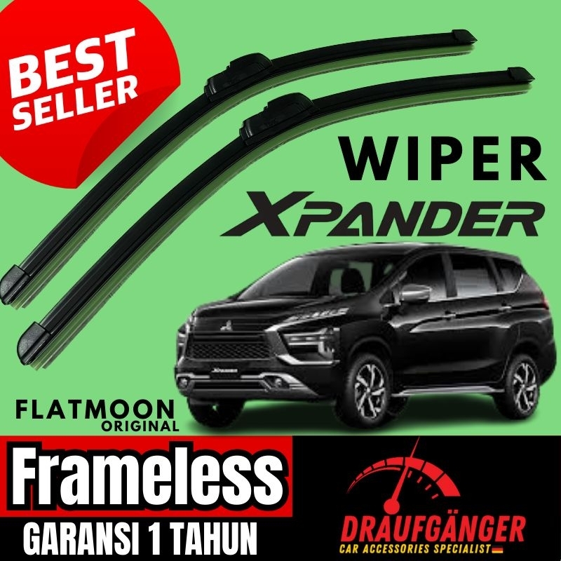 Jual Wiper Kaca Mobil Xpander 2022-2025 Model Frameless Merek Flatmoon ...