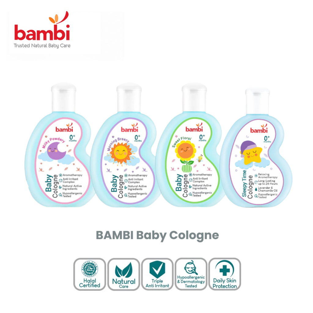Jual Bambi Baby Cologne 100ml - Parfum Bayi dan Anak | Shopee Indonesia