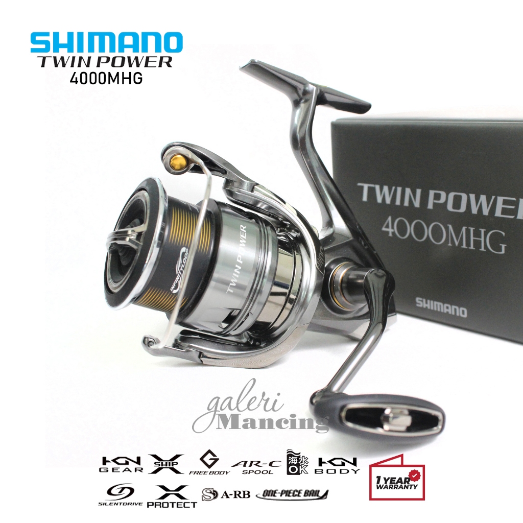 Jual Reel SHIMANO TWIN POWER FE 2500 3000 4000 5000 MHG SHG PG XG [24] Hagane CI4+ | Made in ...