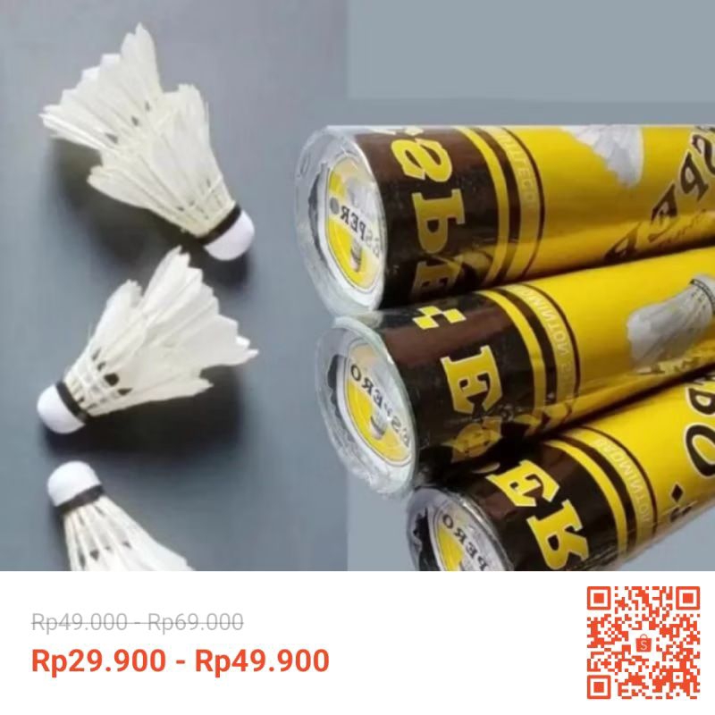 Jual Shuttlecock espero warna kuning dan oren / Kok Badminton Merk ...