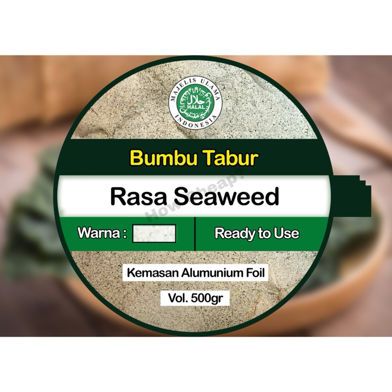 Jual Bubuk Tabur Rumput Laut Seaweed 500 gram Halal | Shopee Indonesia