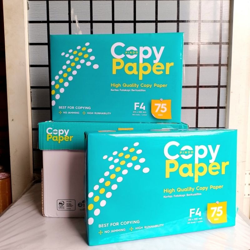 Jual Kertas Hvs F4 CPB 75gr ( Dus 5 Rim ) [ Original ] | Shopee Indonesia