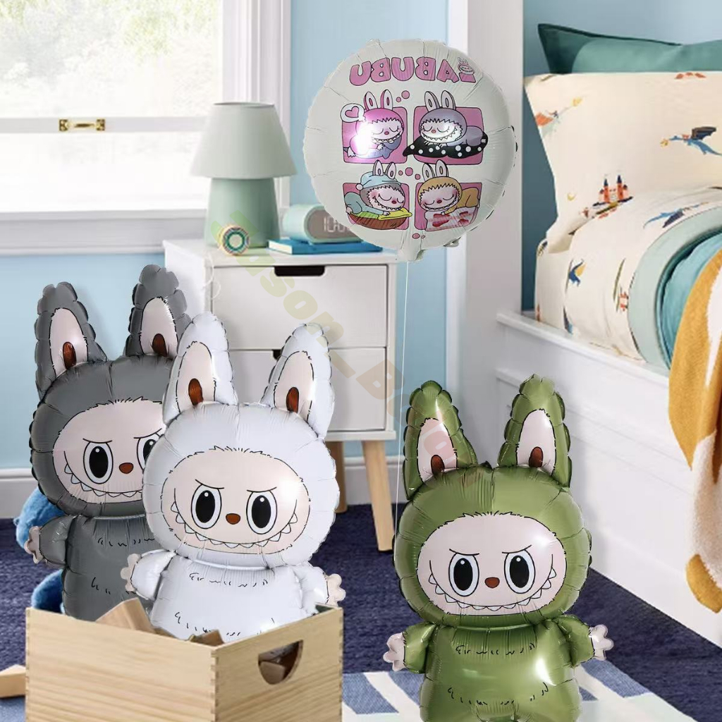 Jual balon foil dengan karakter labubu lucu | Shopee Indonesia