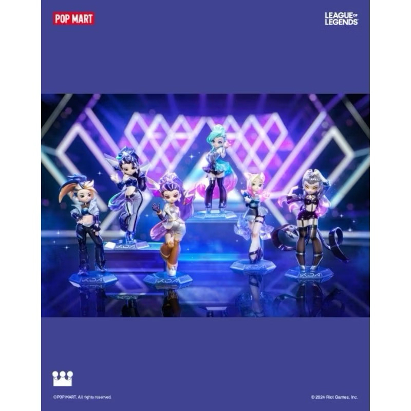 Jual Pop Mart League of Legend K/DA KDA All Out Series Figures Original ...