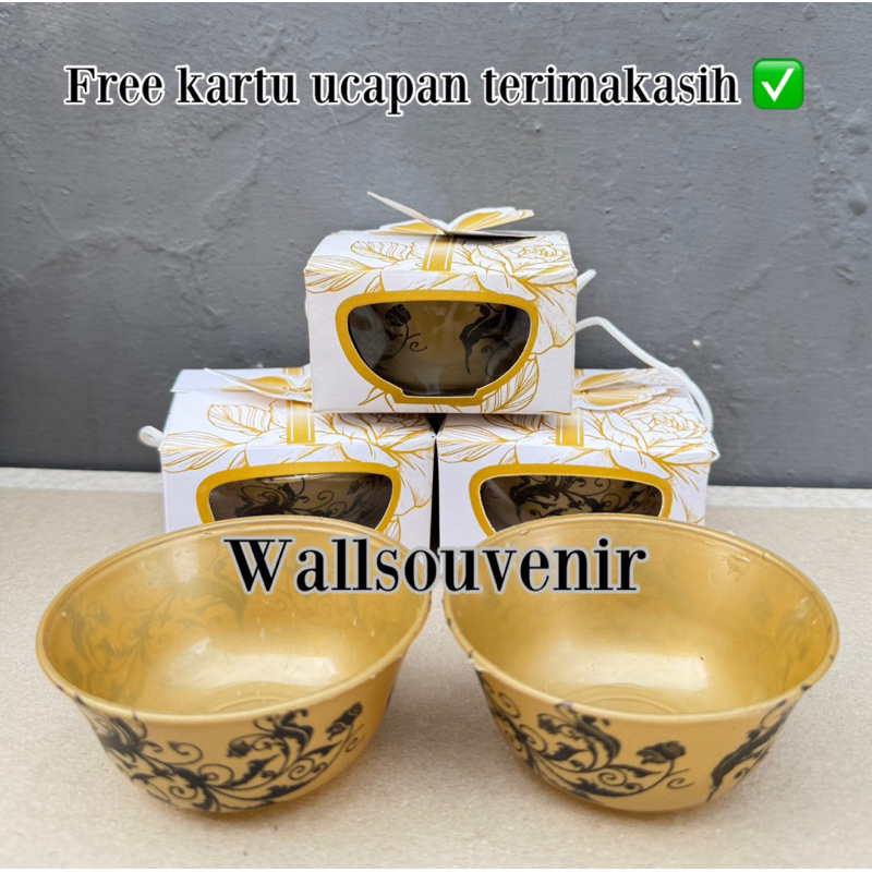 Jual 50pcs Souvenir Mangkok Coklat Motif Batik Kemasan Box Cantik ...