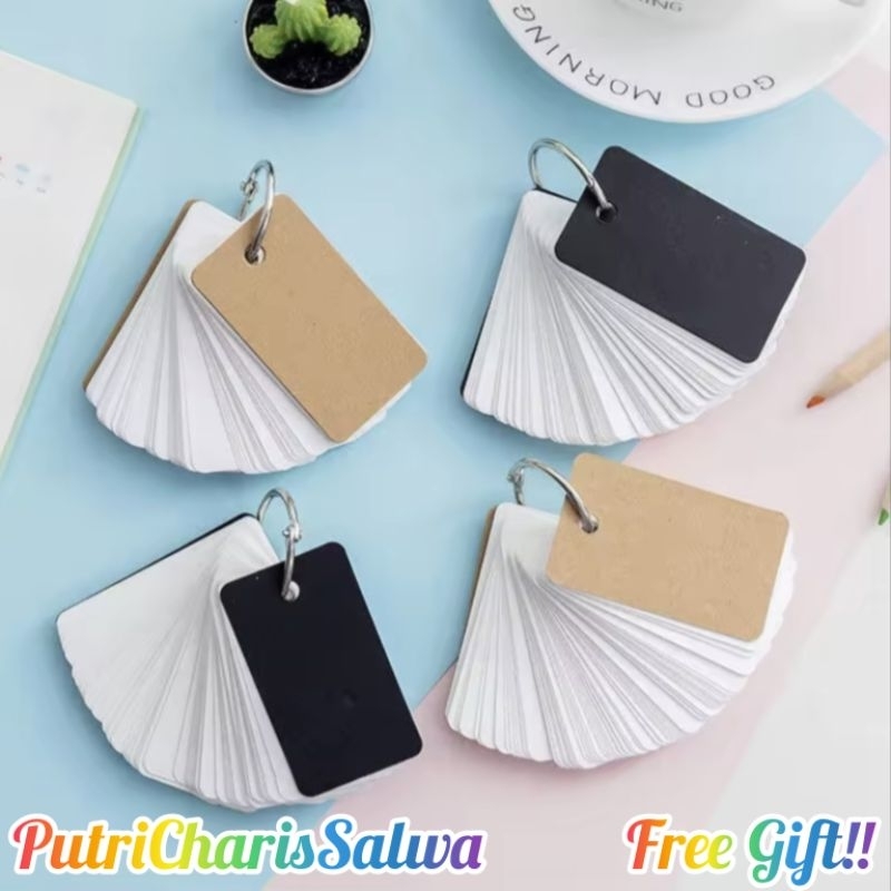 Jual Flash Card Mini Polos Ring Binder | Shopee Indonesia