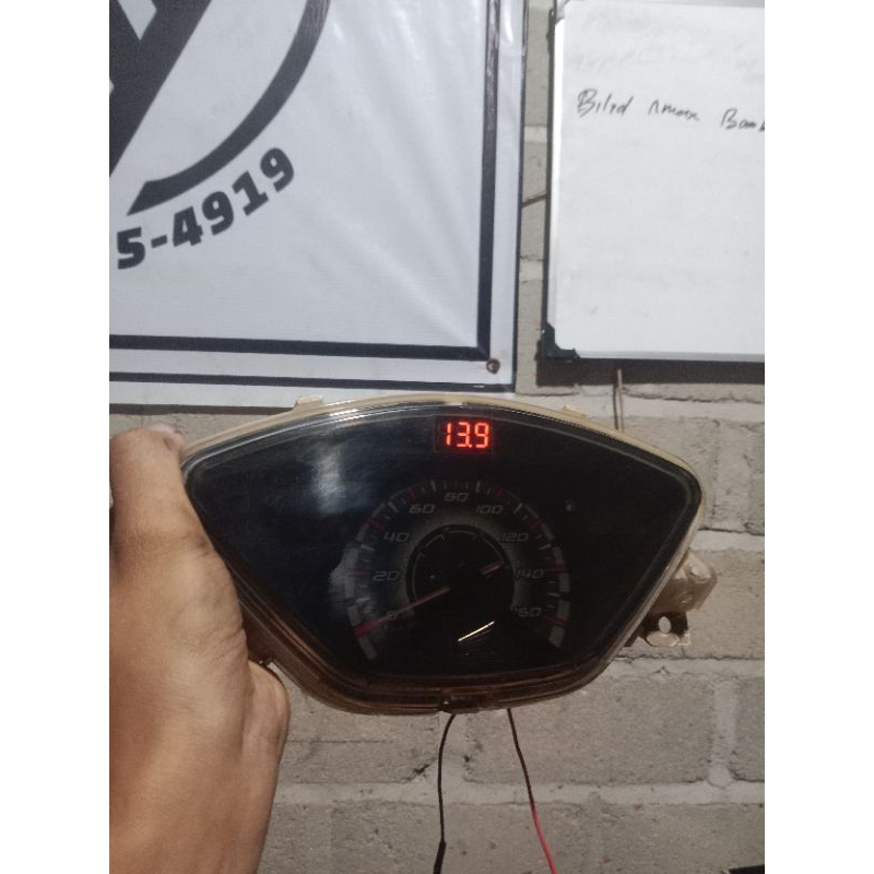 Jual Spidometer original supra x 125 + voltmeter | Shopee Indonesia