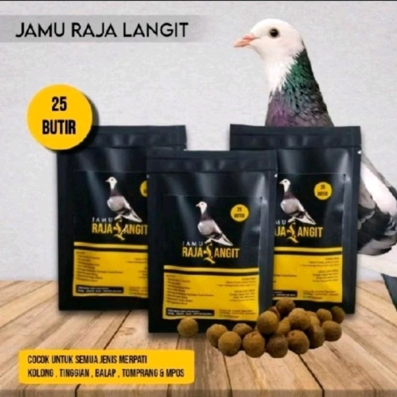 Jual JAMU MERPATI RAJA LANGIT tidak ada efek samping isi 25 butir obat ...