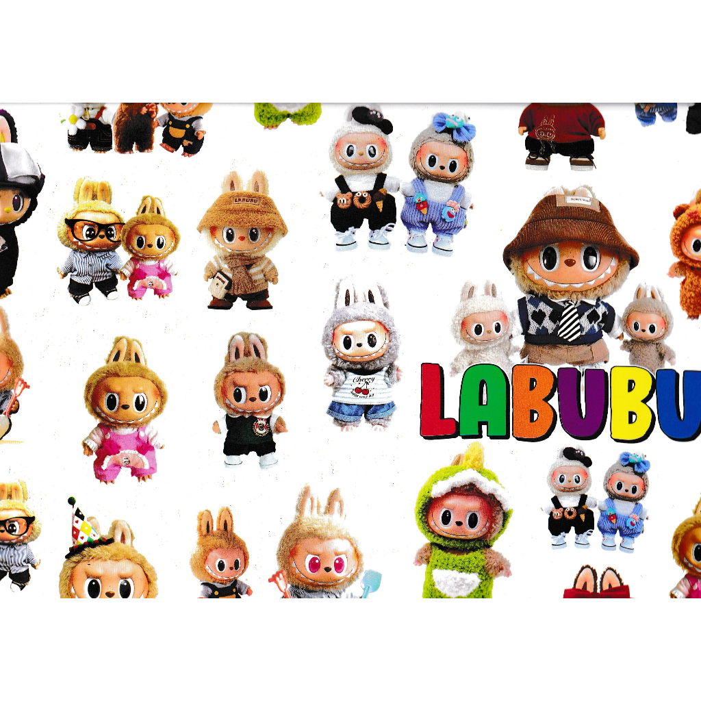 Jual KERTAS KADO GLOSSY LABUBU PUTIH | Shopee Indonesia