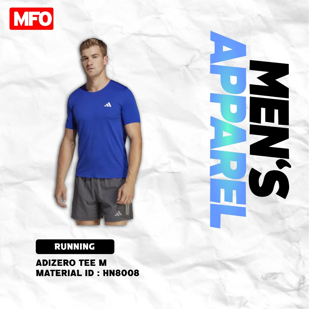 Jual ADIZERO TEE M KAOS RUNNING PRIA HN8008 | Shopee Indonesia