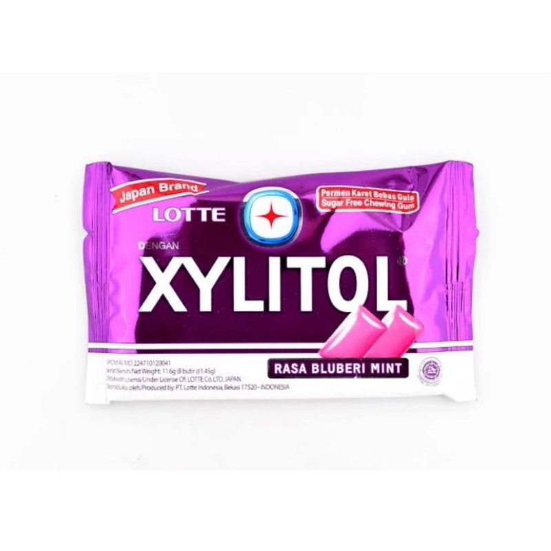 Jual LOTTE XYLITOL RASA BLUBERI MINT | Shopee Indonesia