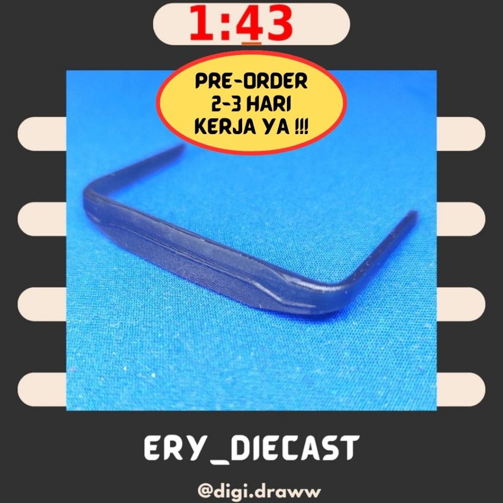 Jual TOPI bando miniatur bus JETBUS 3+ VOYAGER skala 1:43 bahan resin ...