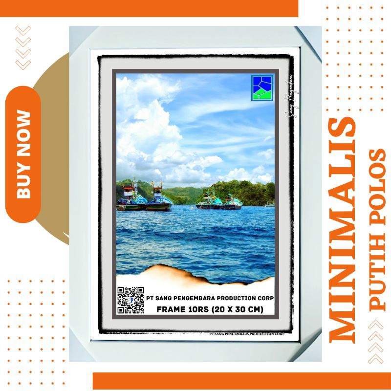 Jual Bingkai Foto 10R/10Rs Minimalis Polosan Frame Foto 10R Jumbo Fiber ...