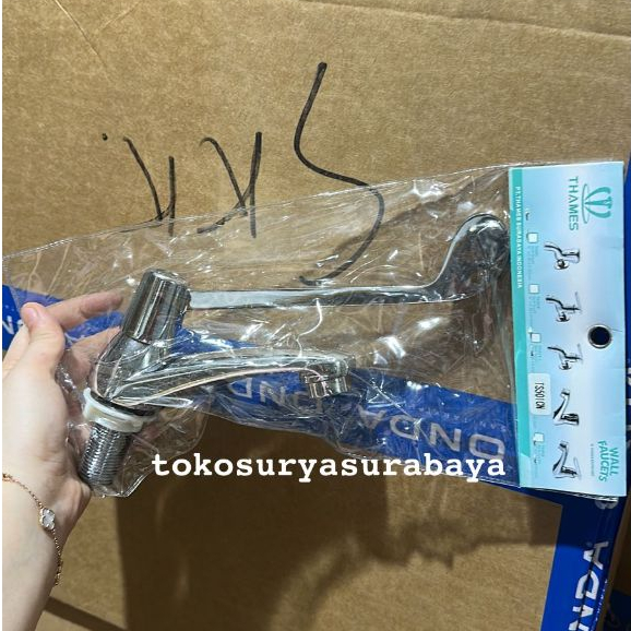 Jual keran meja gagang panjang / keran wastafel / keran dapur / kran dapur / kran meja / kran ...