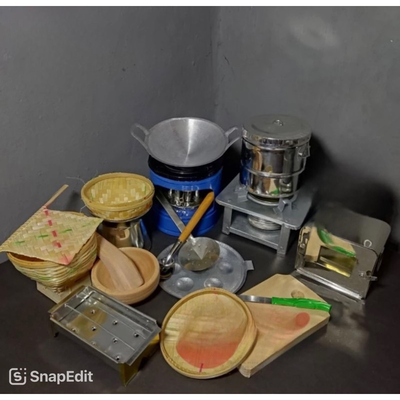 Jual New Alat Masak Masak Anak 2 Kompor Tradisional Kompor Mini Mainan ...