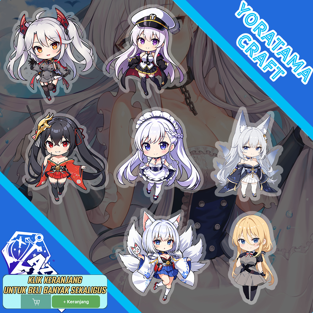 Jual Gantungan Kunci Azur Lane, Keychain Anime Lucu | Shopee Indonesia