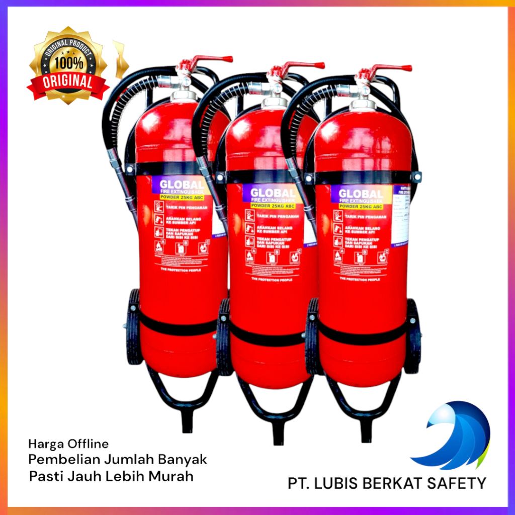 Jual APAR PEMADAM API POWDER DAN FOAM GLOBAL 25KG KOMPLIT | Shopee ...