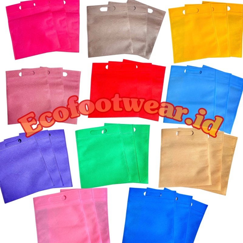 Jual Tote bag goodie bag polos tas oval tas spunbond tote bag 26 cm x ...