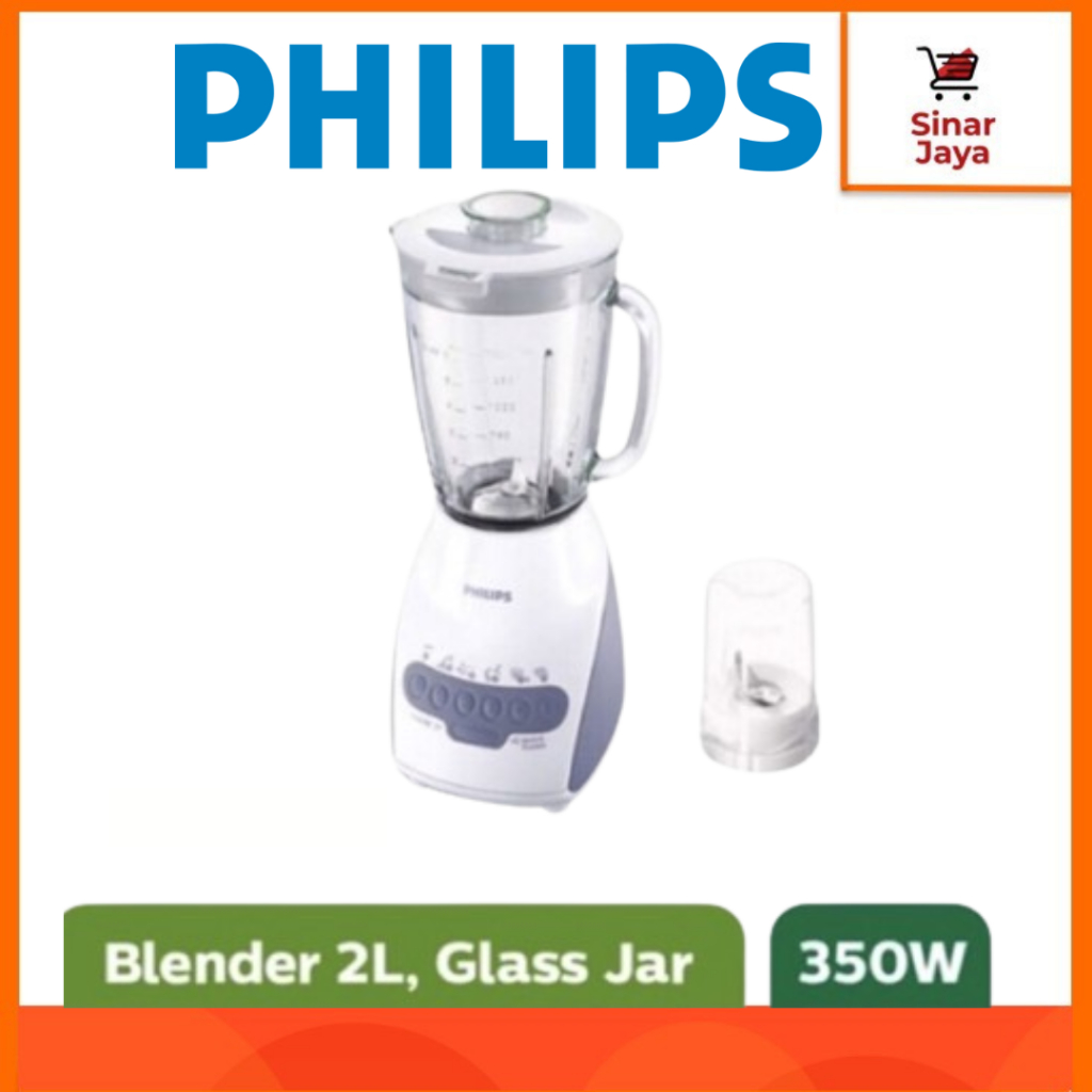 Jual PHILIPS HR-2116 Blender Kaca / Beling 2 Liter (350 W) | Shopee ...
