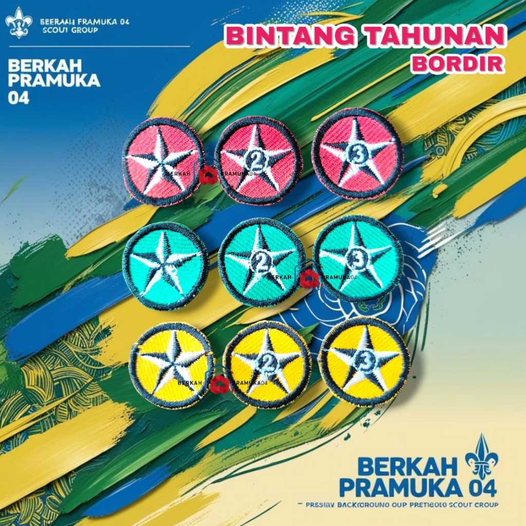Jual Bintang tahunan Pramuka | bintang tahunan penggalang | bintang ...