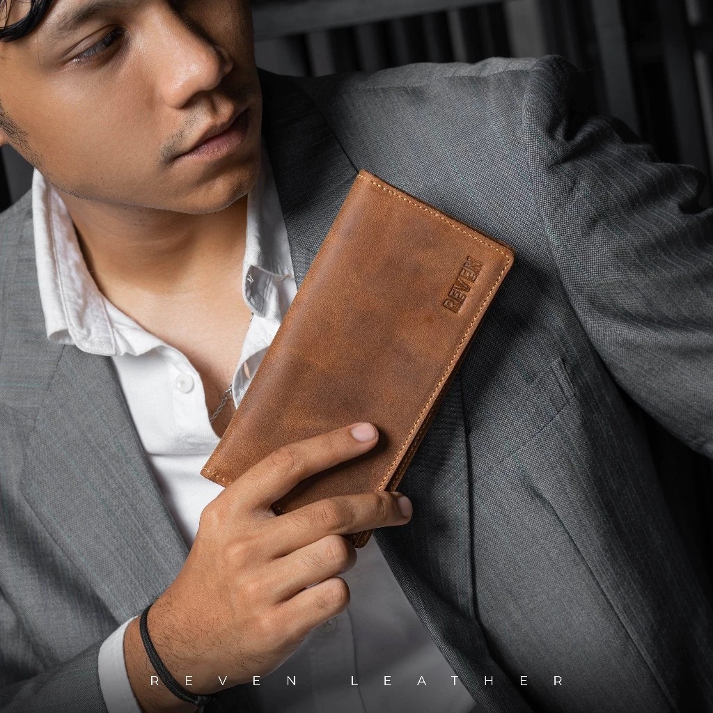 Jual Wallet Dompet Panjang Pria Kulit Sapi Asli Long wallet Benedeto ...