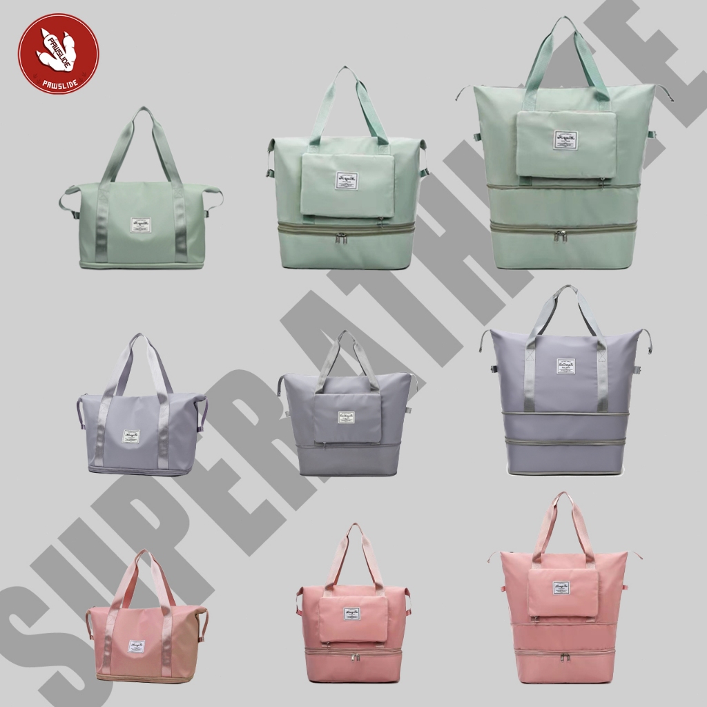 Jual PAWSLIDE Tas Travel Portable Tas Asrama Jarak Pendek Tas Penyimpanan Lipat Perjalanan Tas ...