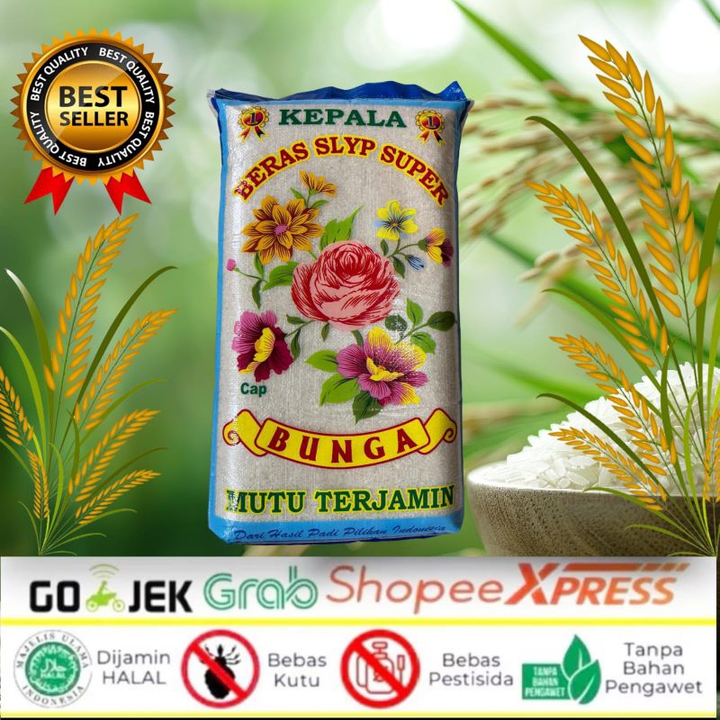 Jual Beras Cap Bunga Ramos Setra Super Premium 10 Kg 20 Kg | Shopee ...