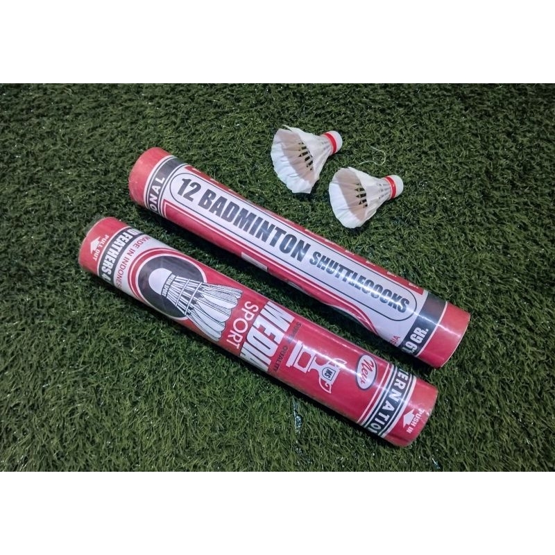Jual 1 SLOP/ 1 TABUNG BOLA BADMINTON/SHUTTLECOOK BADMINTON MEDIA SPORT ...