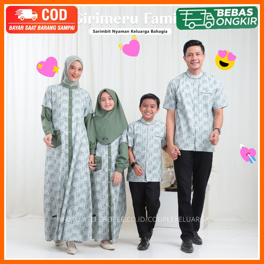 Jual Sarimbit Keluarga 2025 Terbaru SARIMBIT LUBI GIRIMERU FAMILY SAGE ...