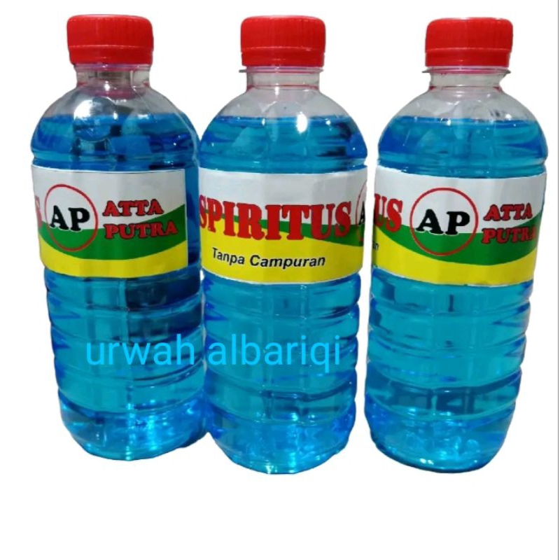 Jual spritus cairan biru kemasan botol 500ml / mainan meriam spirtus ...