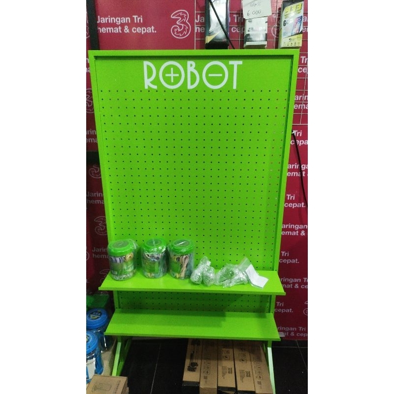 Jual Rak ROBOT UKURAN Tinggi 137cm Lebar 84CM+Huk 50pcs | Shopee Indonesia