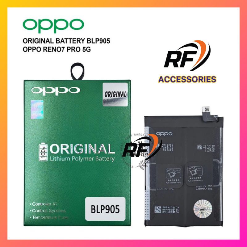 Jual Baterai Batre Oppo Reno 7 Pro 5G BLP905 Batu Batrai BLP 905 ...