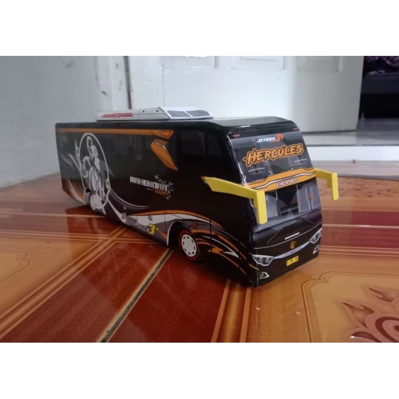 Jual miniatur bus telolet ukuran besar p 39 cm ban belok | Shopee Indonesia