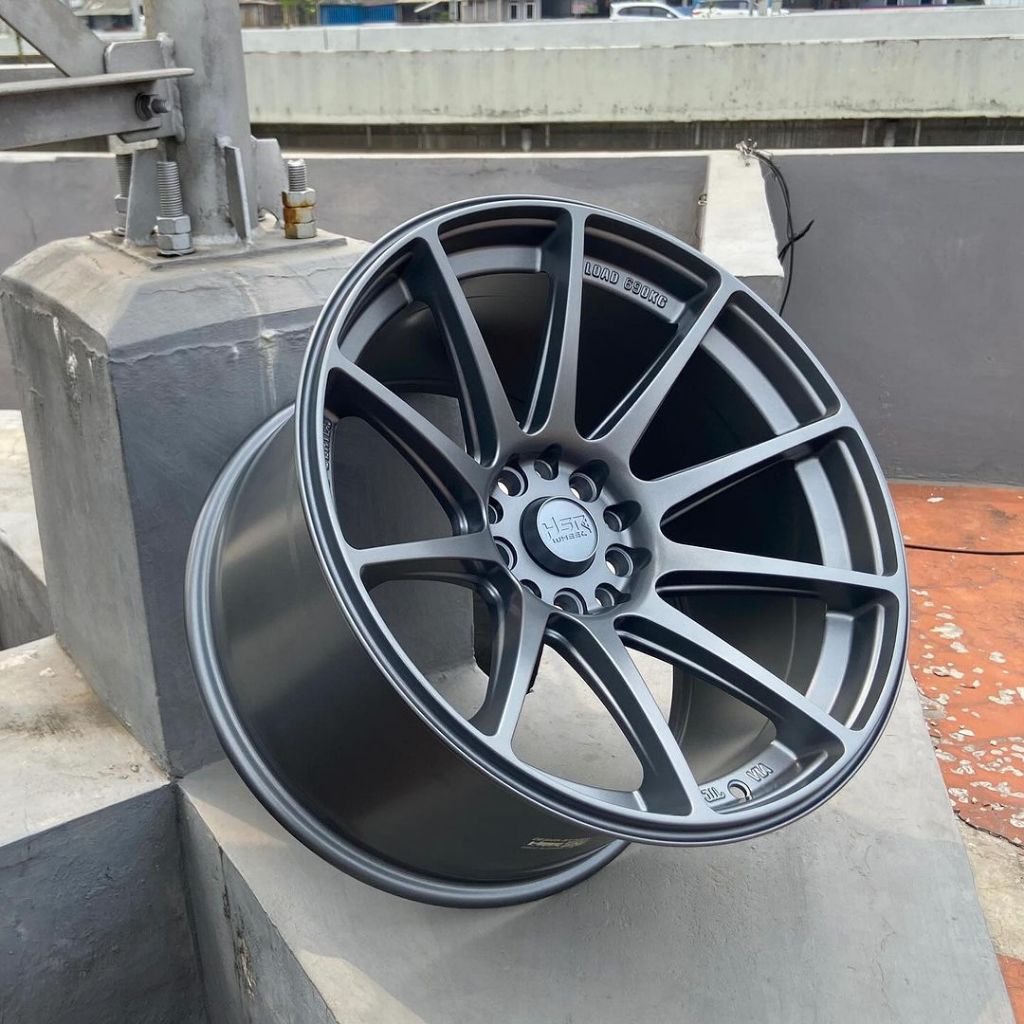 Jual VELG MOBIL R18 HSR SHINJUKU RING 18 H5X100 H5X114,3 BLACK COCOK ...