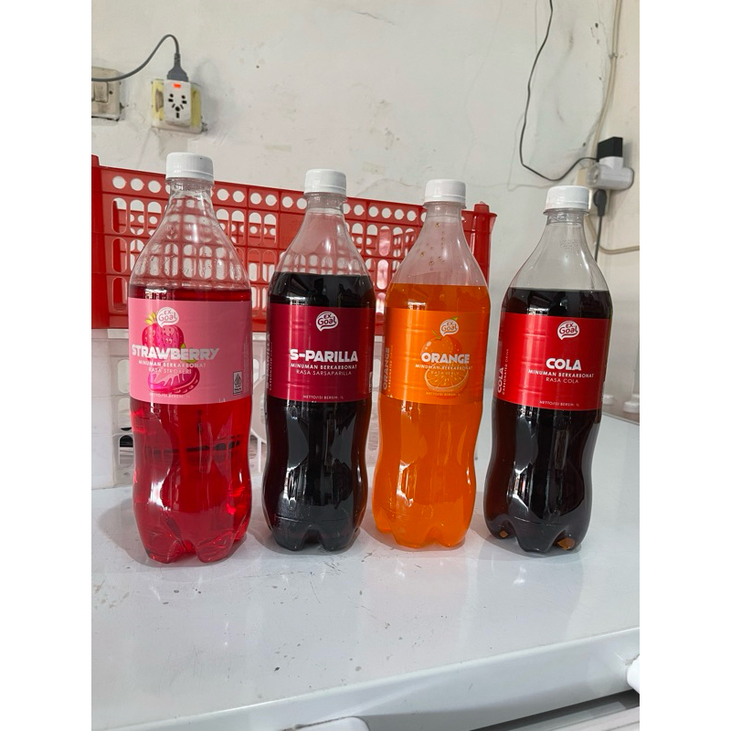 Jual Minuman Soda Ex Goal Rasa Cola/ Fanta/ Sarparila / Jeruk | Shopee ...