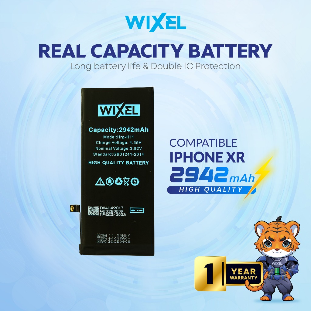 Jual WIXEL Baterai Iphone XR Double Power Real Capacity Original Batre ...