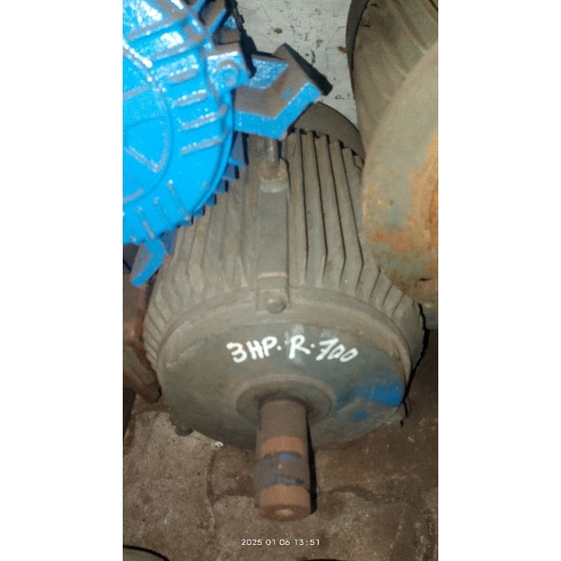 Jual Dinamo Motor Elektro 3 Phase 3 Hp Rpm Rendah 700 Rpm Barang ...