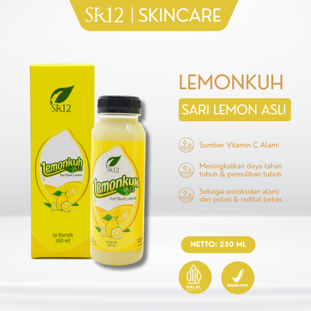 Jual SR12 LEMONKUH 250 ml Sari Lemon ASLI Vitamin C Tinggi Menjaga ...
