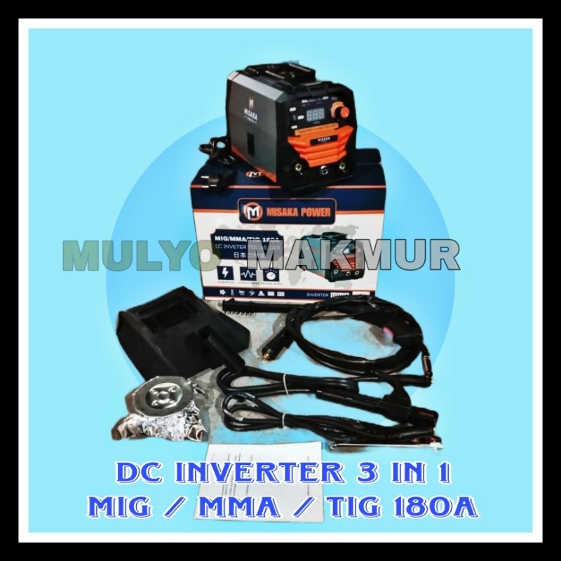 Jual TRAFO LAS INVERTER 3 IN 1 MISAKA POWER DC INVERTER MIG/MMA/TIG ...