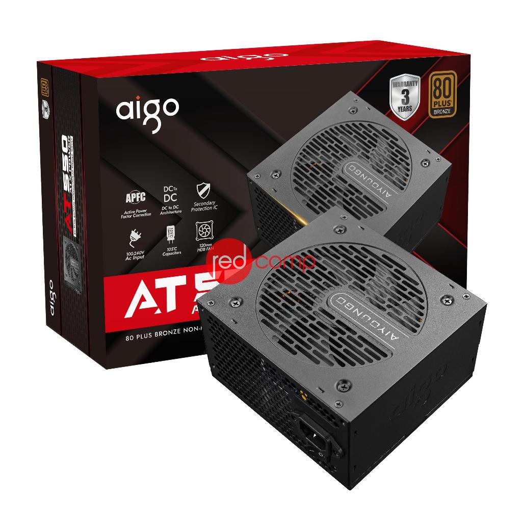 Jual AIGO PSU AT550 80+ Bronze 550 watt Power Supply Non Modular Flat Cable | Shopee Indonesia