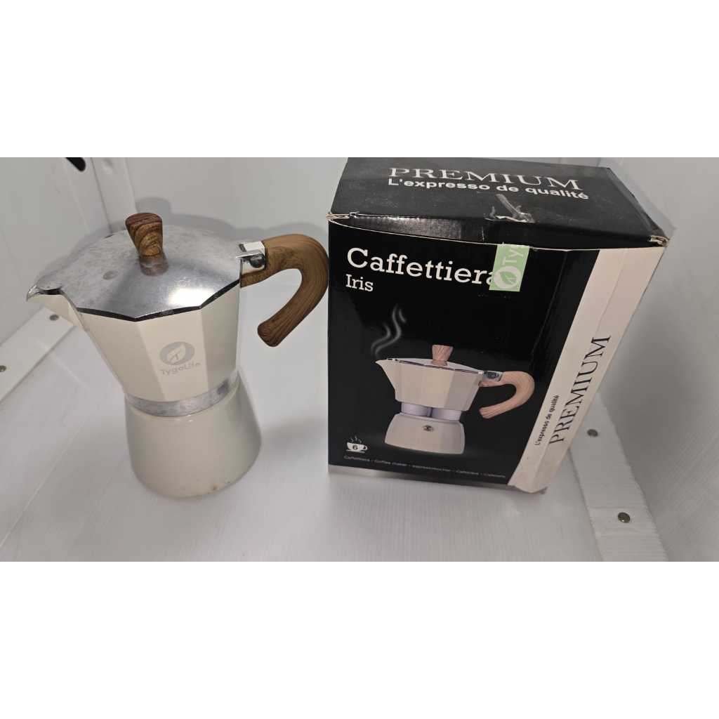 Jual MOKA POT, TYGO life VOLCANO 6 CUP COFFEE MAKER 300ML ALUMINIUM ...