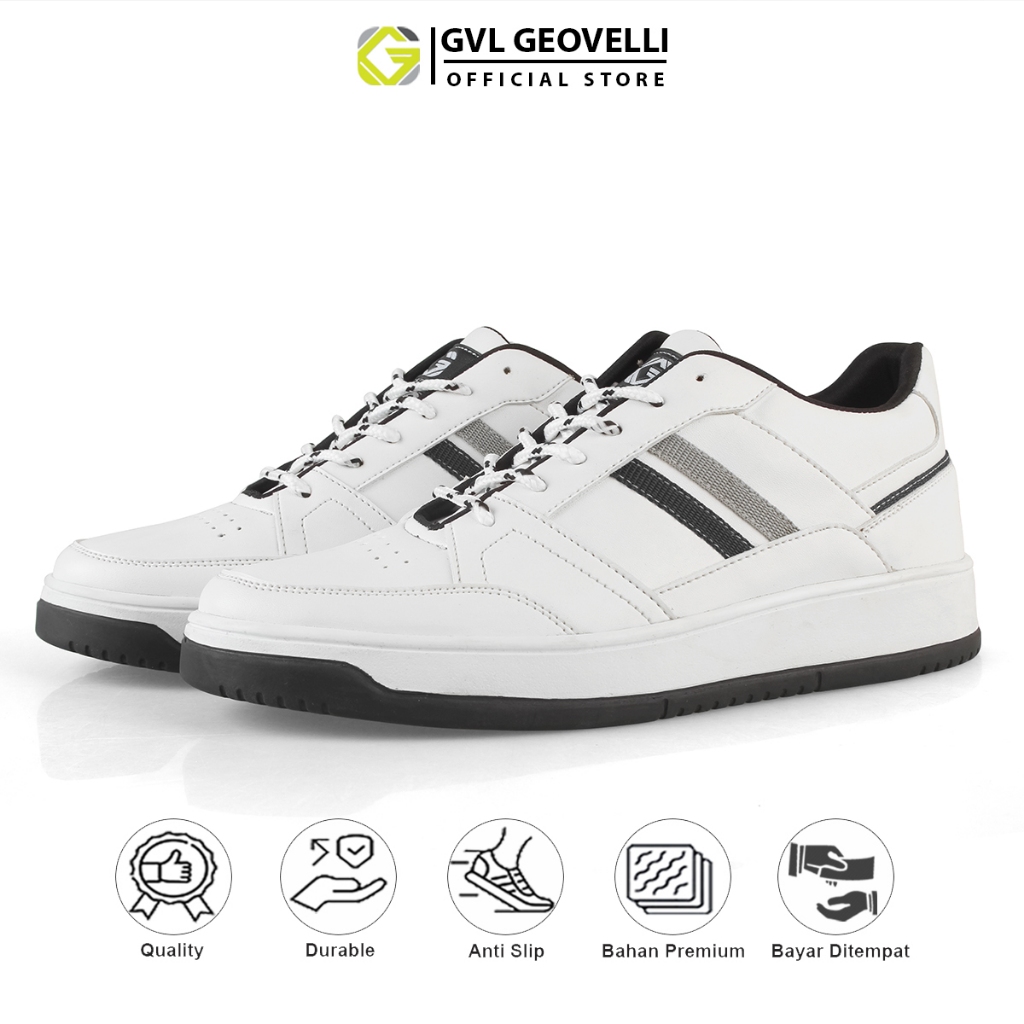 Jual GVL Geovelli Gvl 3152 Griselda | Sepatu Sneakers Putih Pria Sport ...