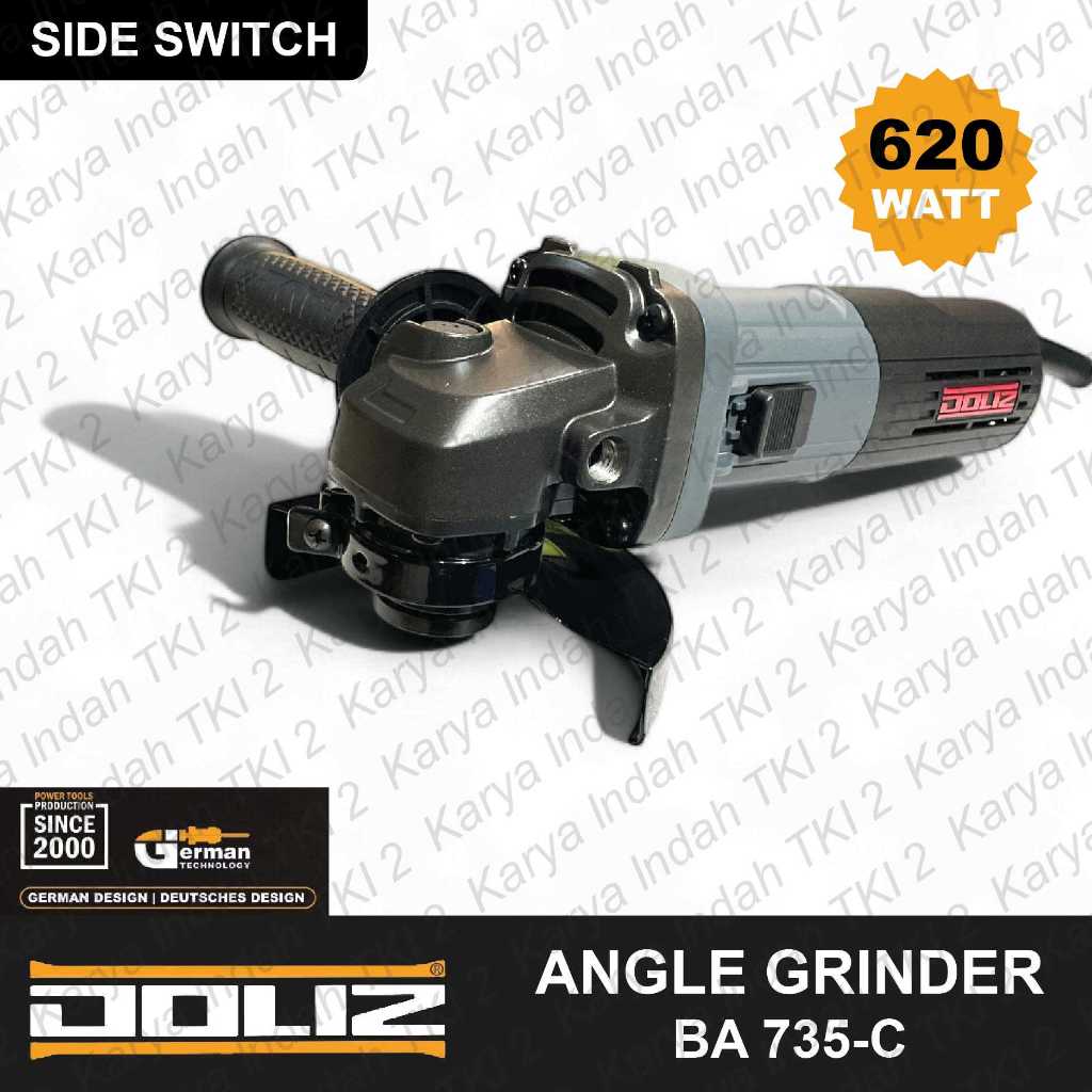 Jual Mesin Gerinda Saklar Samping DOLIZ BA735-C Angle Grinder 4" 620 ...