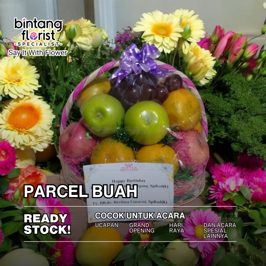 Jual Parcel Hantaran Kado Buah Segar Fresh Fruits Basket Parcel ...