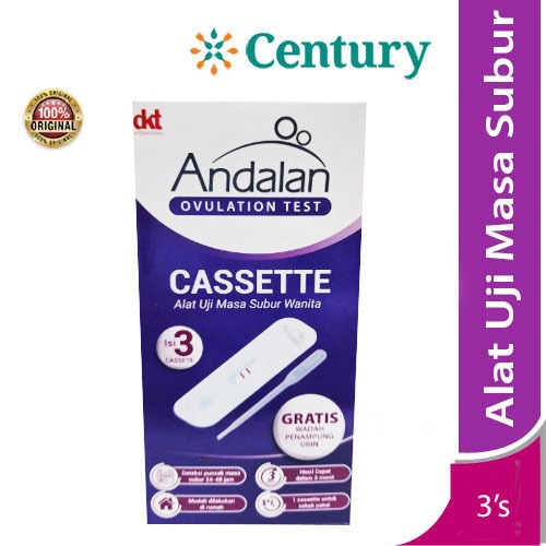Jual Andalan Ovulation Test 3's + Urine Cup / Alat Tes Kesuburan / Masa ...