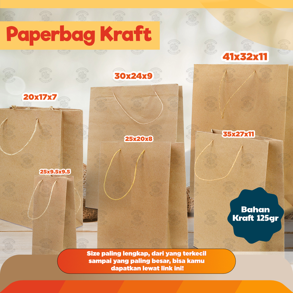 Jual Paper Bag Tali Polos Coklat | Paperbag Murah | Tas Kertas Kecil ...